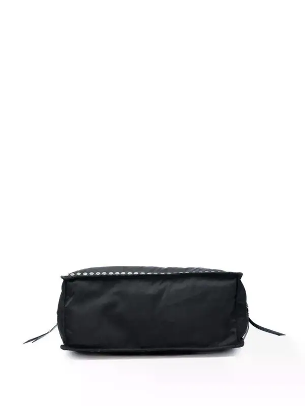 Prada Studded Tessuto Totes Bag