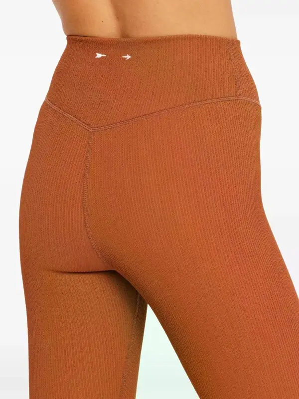 The Upside Mariana Ribbed Leggings - Brown
