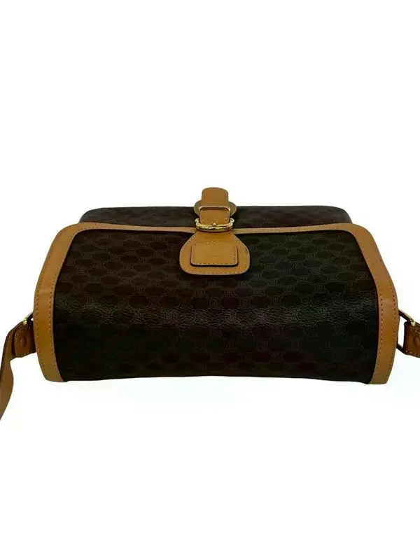 Celine Macadam Coated Canvas Crossbody Bag