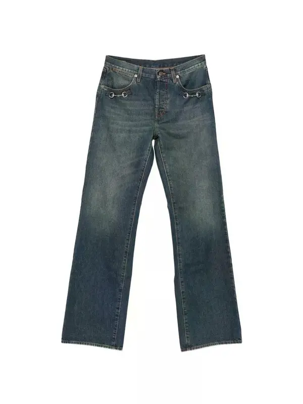 Gucci Horsebit Wide-leg Jeans