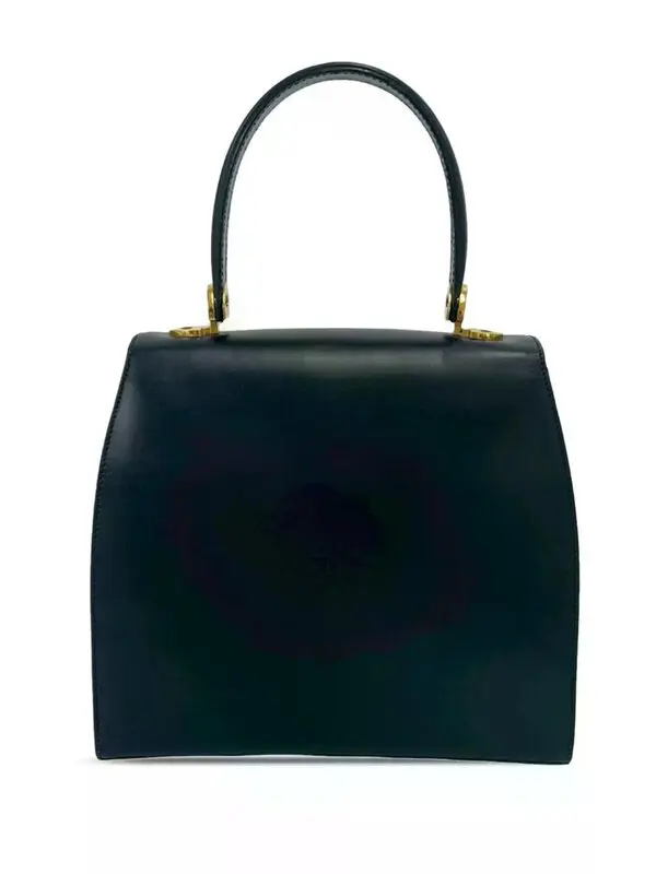 Celine 2004 Leather Top Handle Bag Satchel