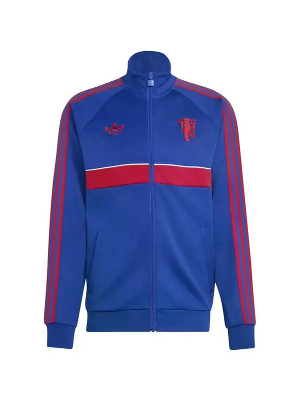 Adidas Manchester United Logo-embroidered Track Jacket
