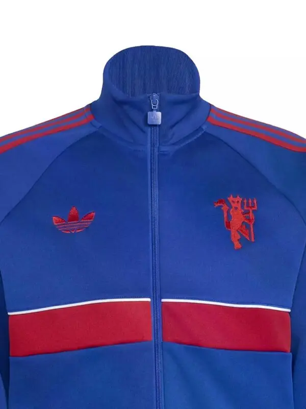 Adidas Manchester United Logo-embroidered Track Jacket