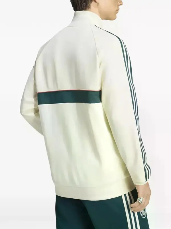 Adidas Real Madrid Logo-embroidered Zip-up Jacket