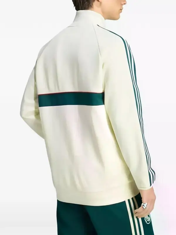 Adidas Real Madrid Logo-embroidered Zip-up Track Jacket
