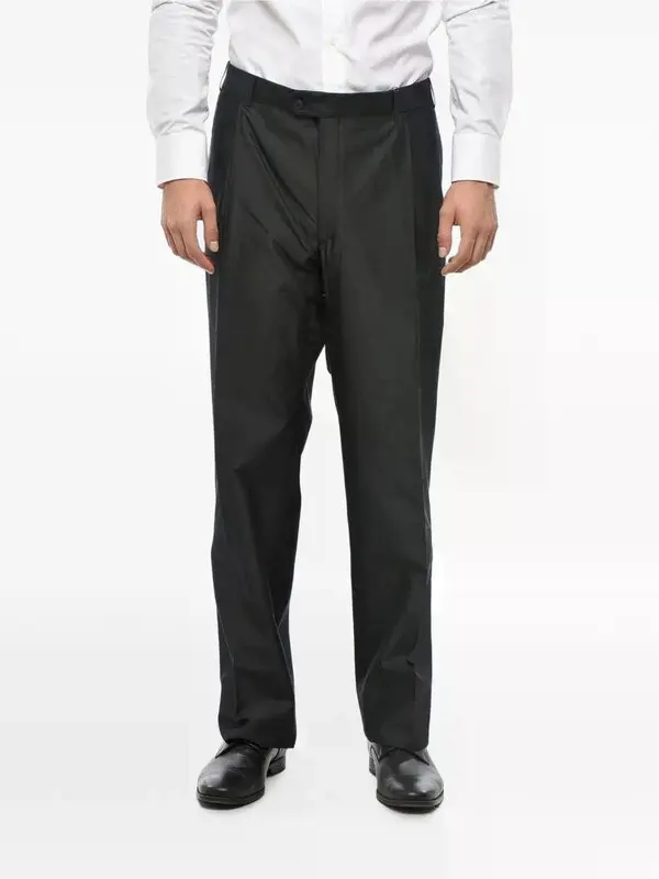 Corneliani Mantua Pleated Trousers - Black