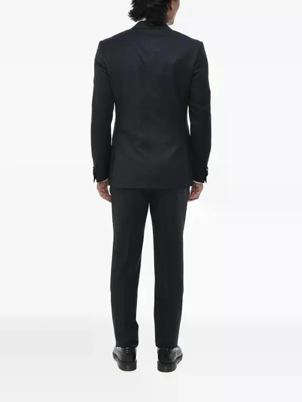 Corneliani Satin Peak-lapel Wool Suit