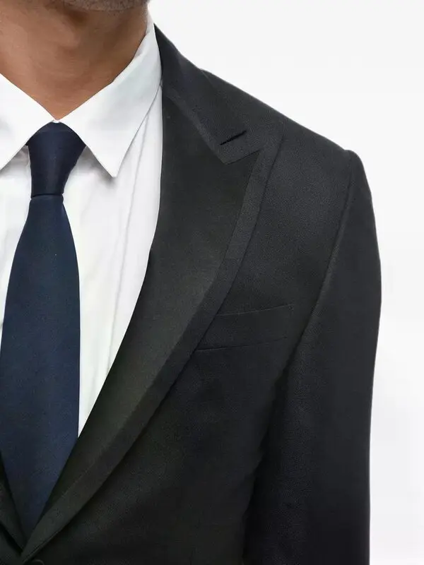 Corneliani Satin Peak-lapel Wool Suit