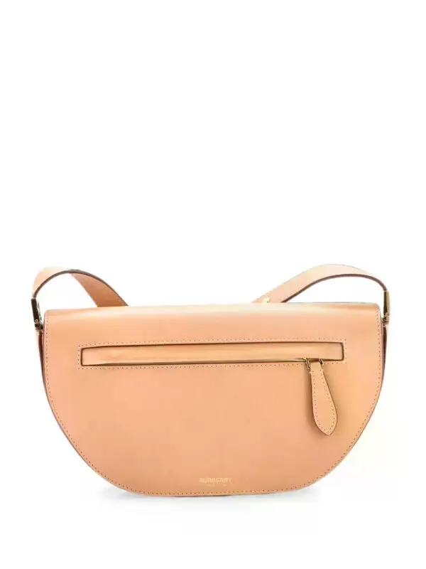 Burberry Olympia Zip Leather Small Shoulder Bag