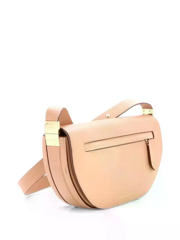 Burberry Olympia Zip Leather Small Shoulder Bag