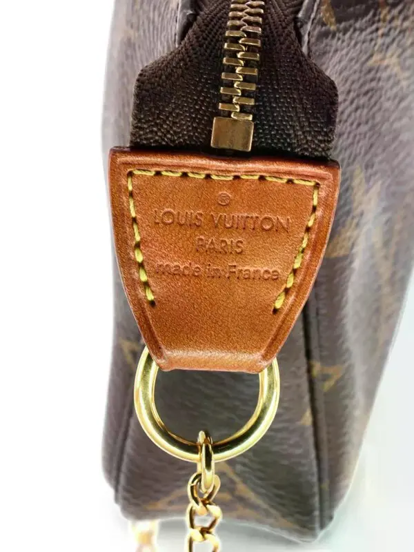 LOUIS VUITTON Pochette Accessoires Monogram Canvas Mini Clutch Bag