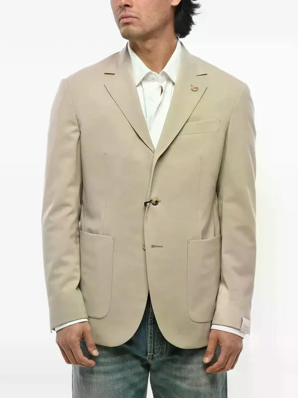 Corneliani Circle Pin-detail Blazer
