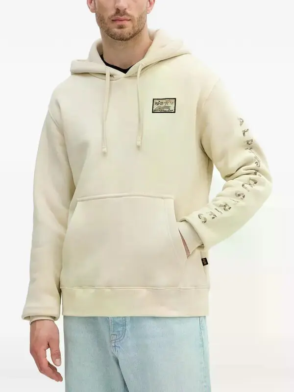 Alpha Industries Logo-patch Hoodie