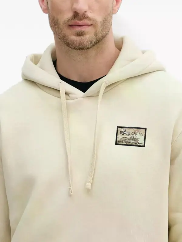 Alpha Industries Logo-patch Hoodie