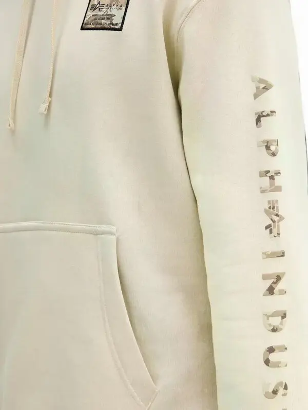 Alpha Industries Logo-patch Hoodie