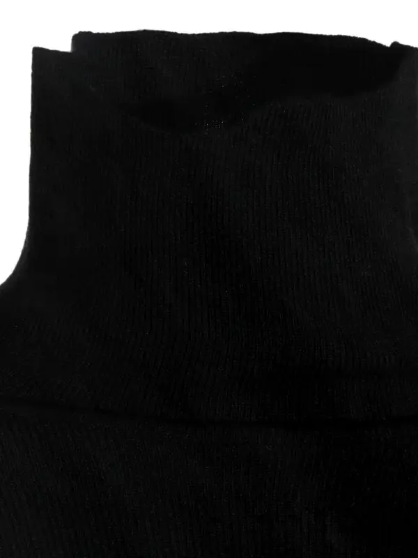 LANVIN Asymmetric Safety Pin Sweater