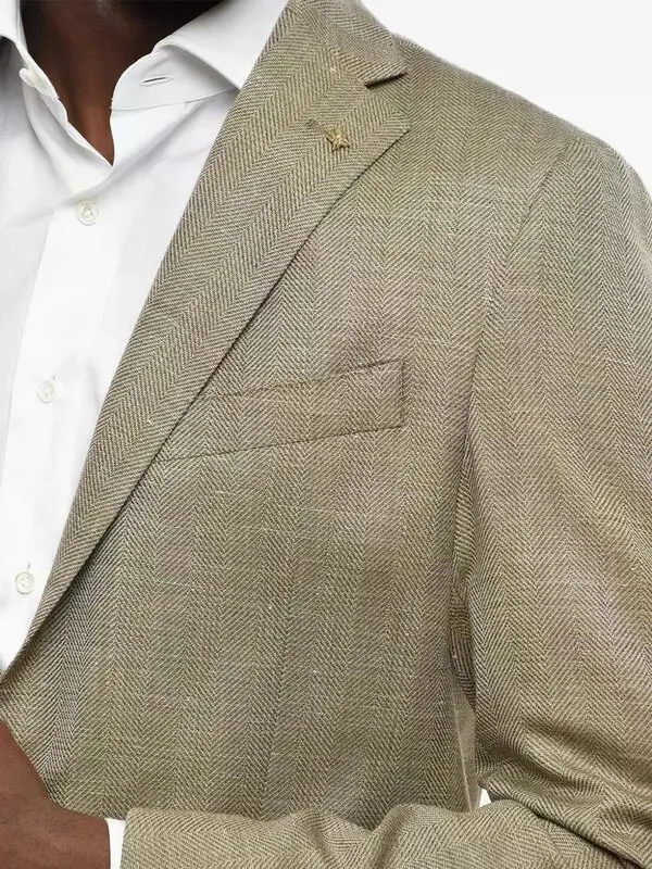 Corneliani Herringbone Single-breasted Blazer