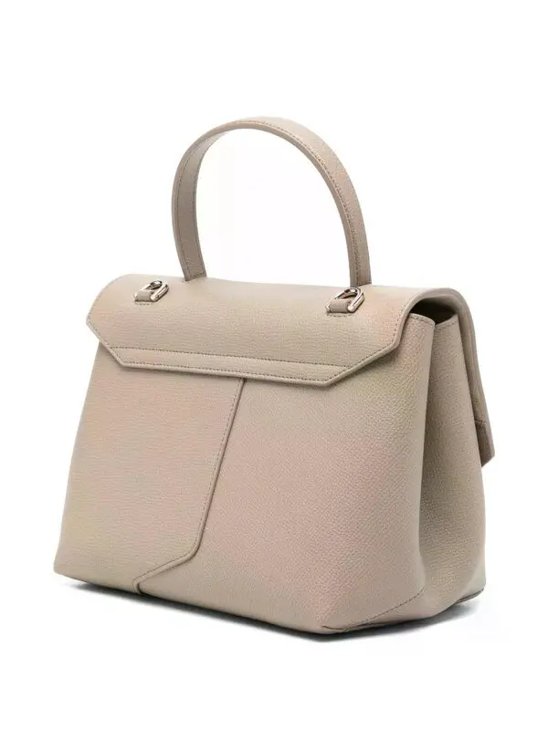 Emporio Armani Grained Leather Tote Bag
