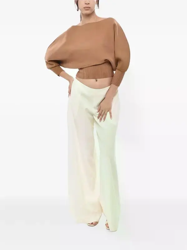 SUPER BLOND Batwing-sleeve Sweater - Neutrals