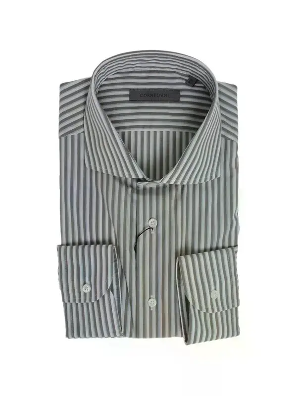Corneliani Striped Cotton Shirt