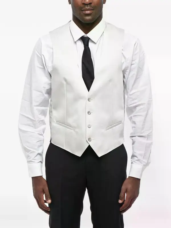 Corneliani Cerimonia Academy Silk Waistcoat