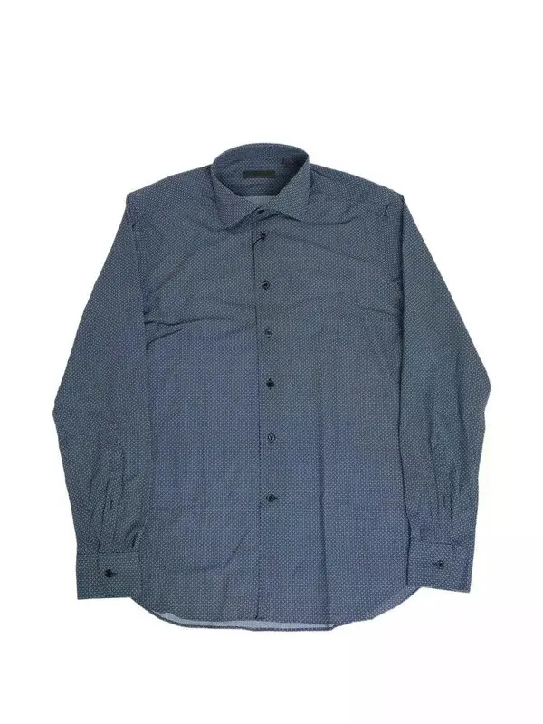 Corneliani Patterned Stretch Shirt