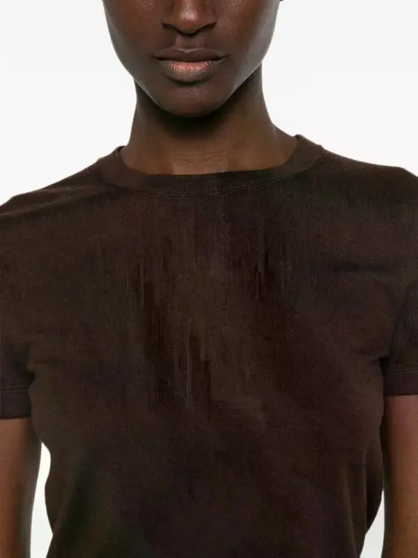 Eric Bompard Round-neck Short-sleeve T-shirt