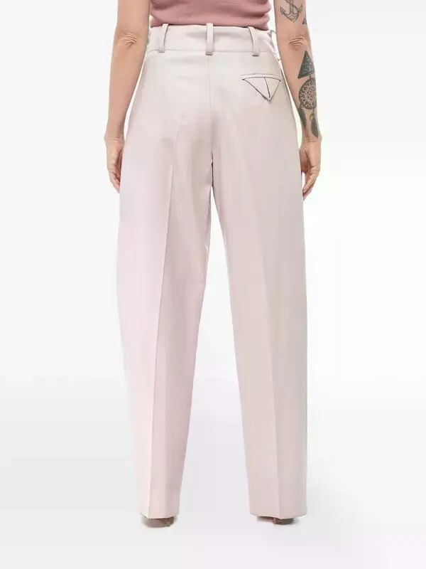 SUPER BLOND Pleated Wide-leg Trousers