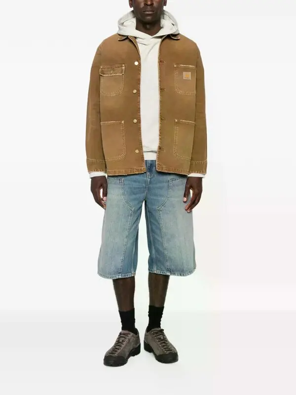 Carhartt Work In Progress Chore Jacket With Logo Patch