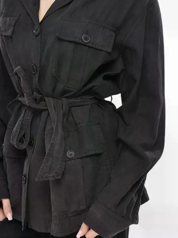 Aspesi Belted Four-pocket Blouse