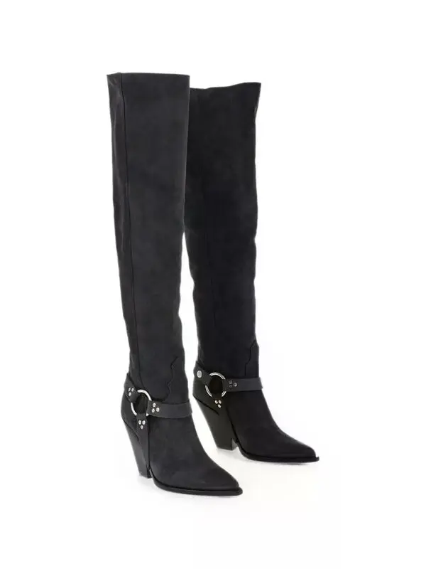 SONORA Acapulco Belt Suede Boots