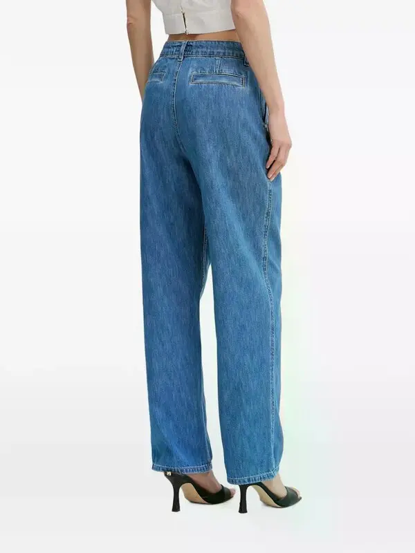 Luisa Spagnoli Pleated Waistband Jeans