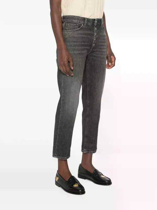 DONDUP Koons Button-fly Cropped Jeans