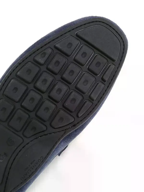 Corneliani Suede Penny Loafers