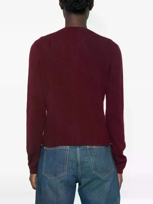 ALLUDE Ribbed-trim Cardigan