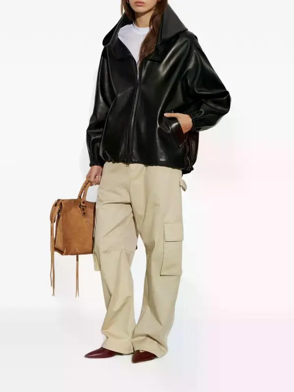 Balenciaga Relaxed Cargo Trousers In Beige