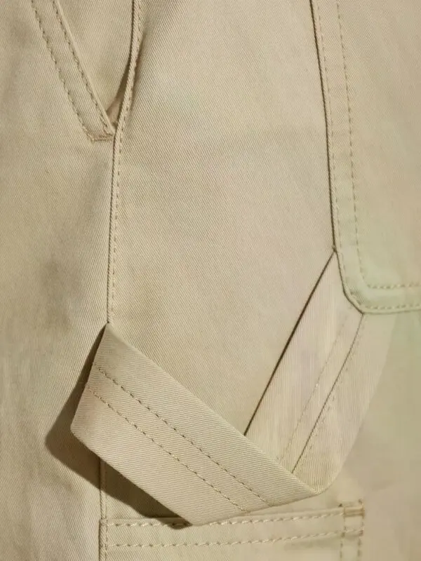 Balenciaga Relaxed Cargo Trousers In Beige