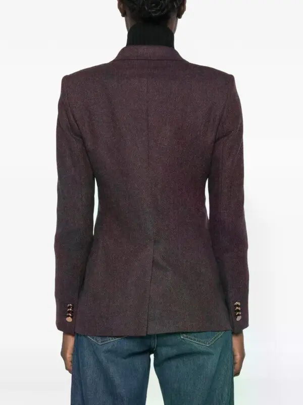 Tagliatore Herringbone-pattern Double-breasted Blazer