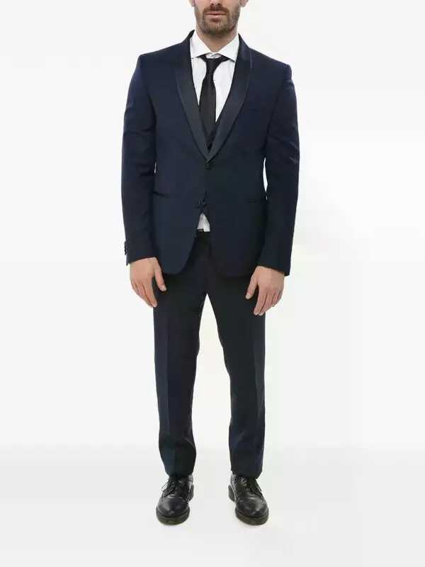 Corneliani Satin Shawl-lapel Single-breasted Suit