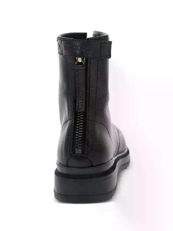 Woolrich Hammered Leather Lace-up Boots