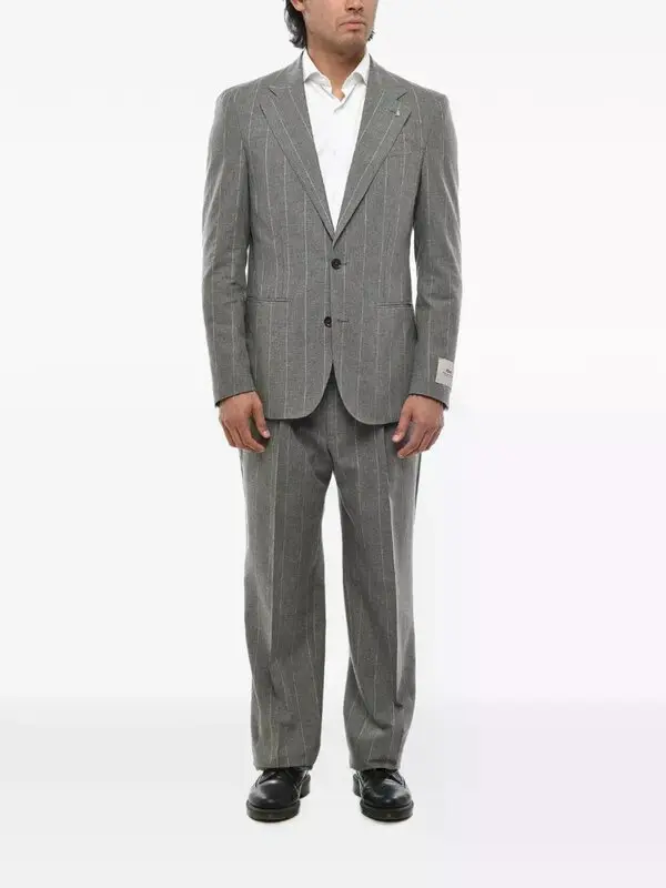 Corneliani Cc Collection Pinstripe Single-breasted Suit