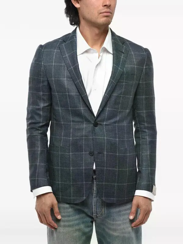 Corneliani Gate Windowpane Jacket