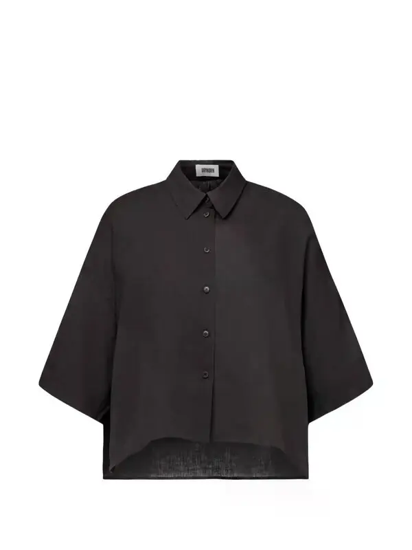 DRYKORN Yarika Short-sleeve Cropped Shirt