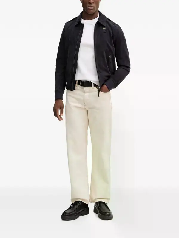 BLAUER. Allen Zip-fastening Collared Jacket