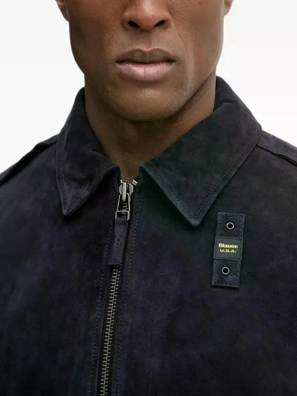 BLAUER. Allen Zip-fastening Collared Jacket