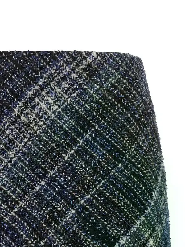 Missoni Wool-blend Check Mini Skirt