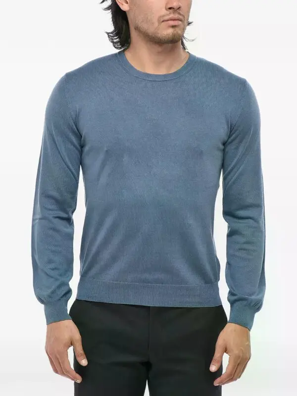 Corneliani Crew-neck Long-sleeve Sweater