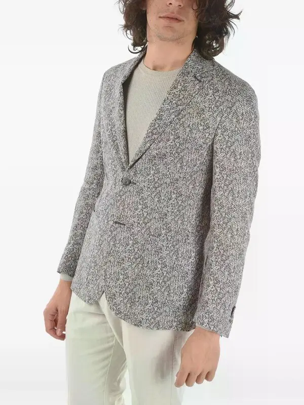 Corneliani Printed Single-breasted Jacket