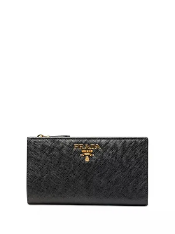 Prada 2010-2026 Saffiano Bifold Wallet Long Wallets