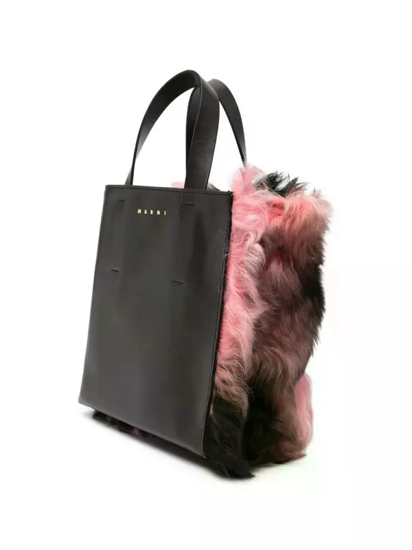 Marni Museo Soft Shearling Tote Bag